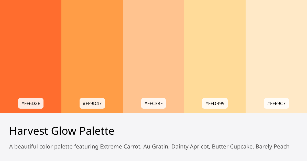 Harvest Glow Color Palette