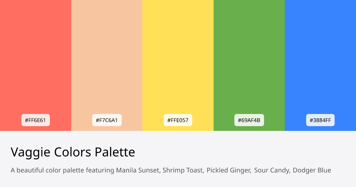 Vaggie Colors Color Palette