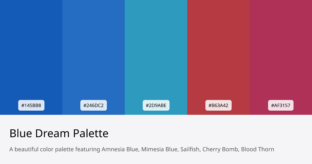 Blue Dream Color Palette