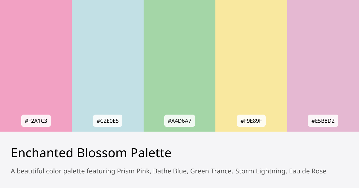 Enchanted Blossom Color Palette