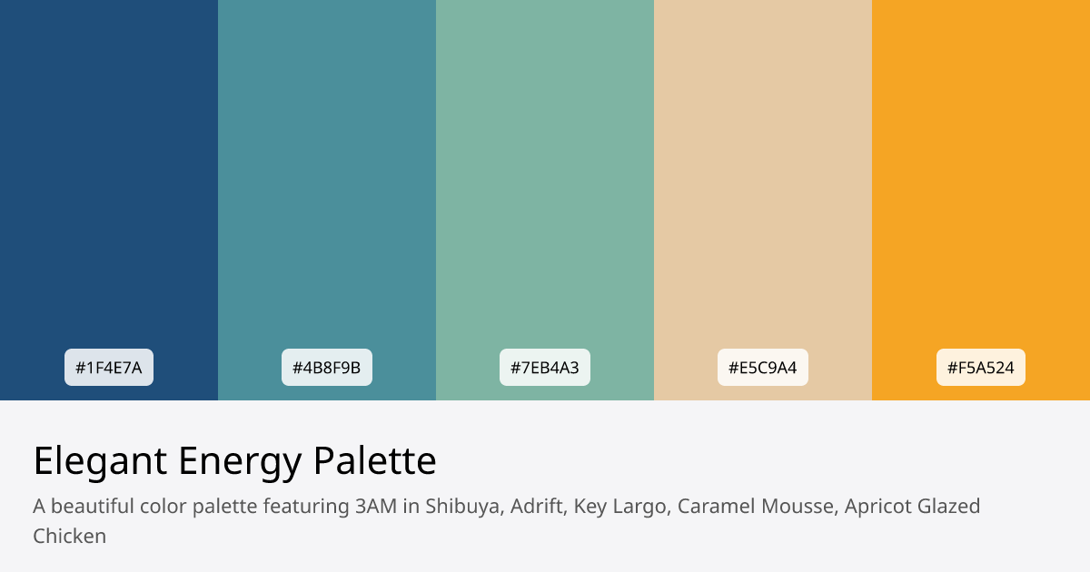Elegant Energy Color Palette