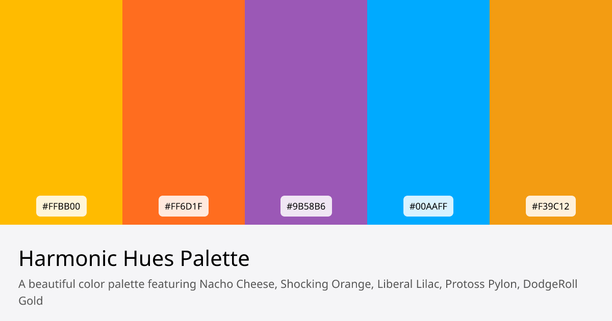 Harmonic Hues Color Palette