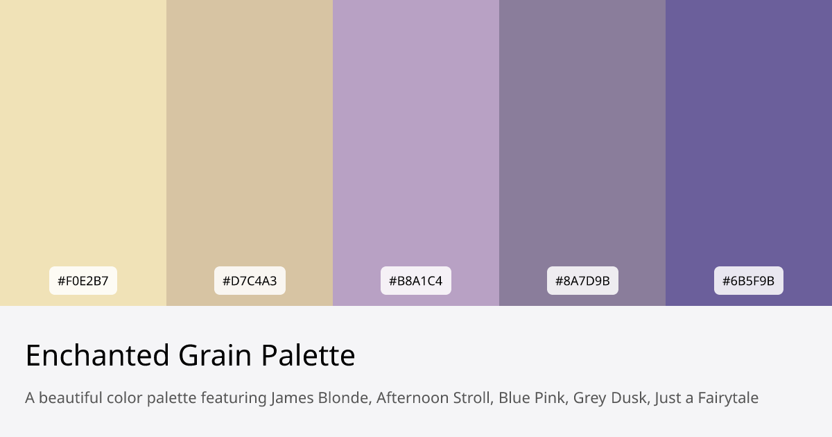 Enchanted Grain Color Palette