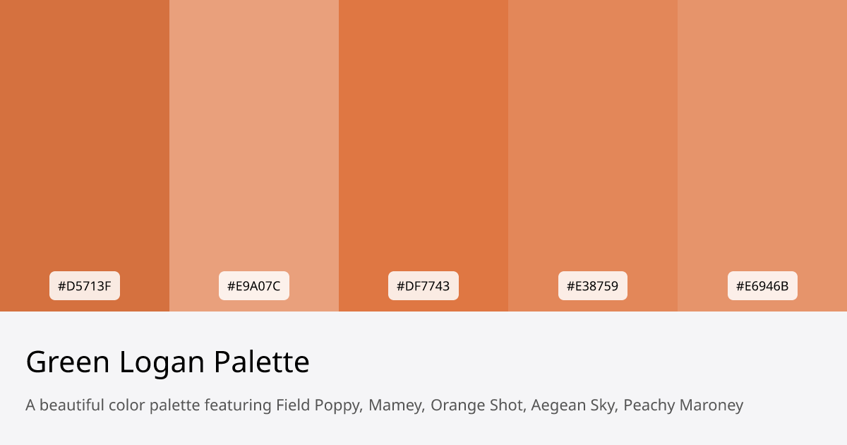 Green Logan Color Palette
